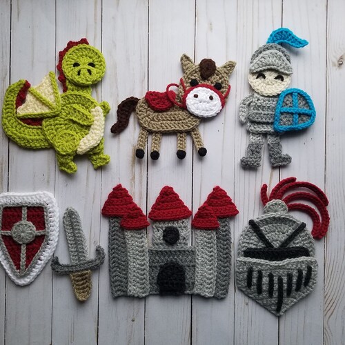 Construction Worksite Applique Pack Crochet Pattern Only | Etsy