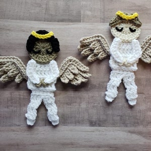 Our Guardian Angels Applique Pack- Crochet Pattern Only- Angels ...