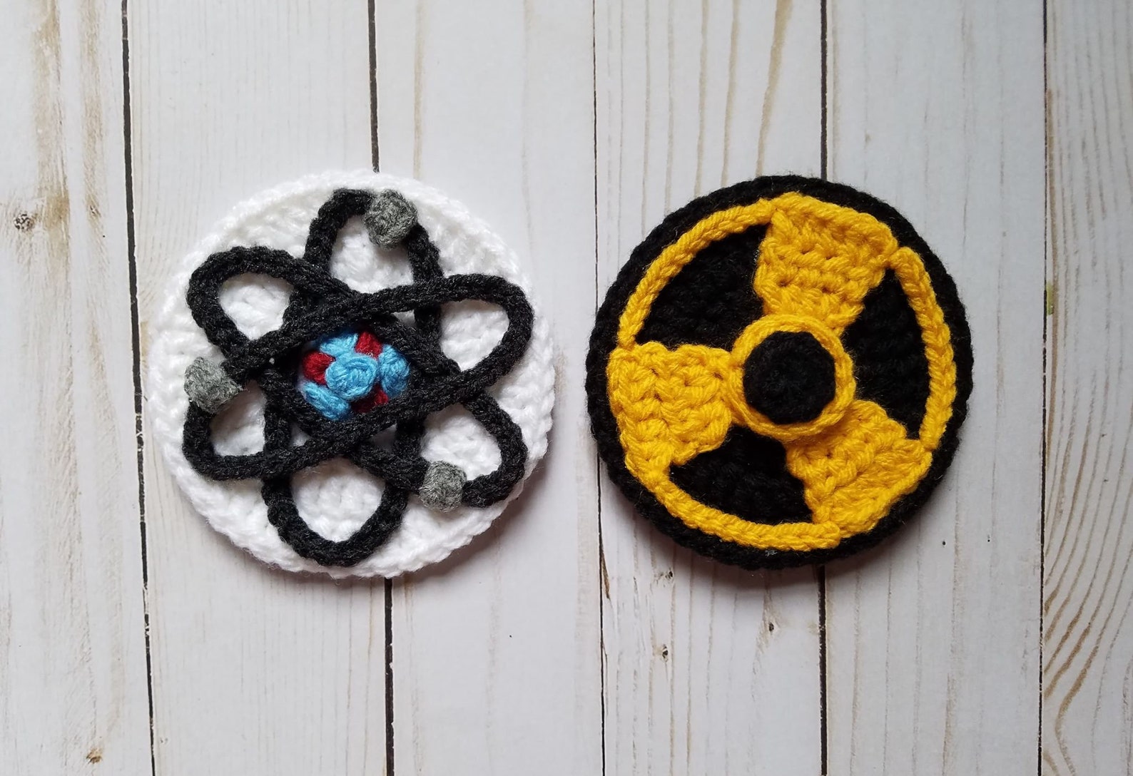 Mad Science Applique Pack- Crochet Pattern Only- Microscope- Beaker ...