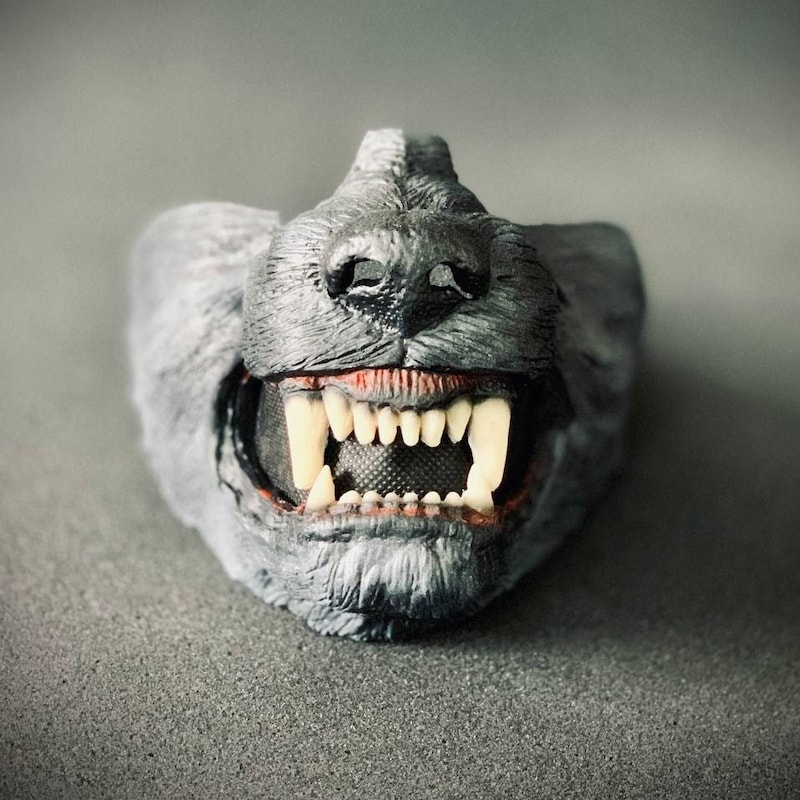 Wolf Face Mask - Etsy