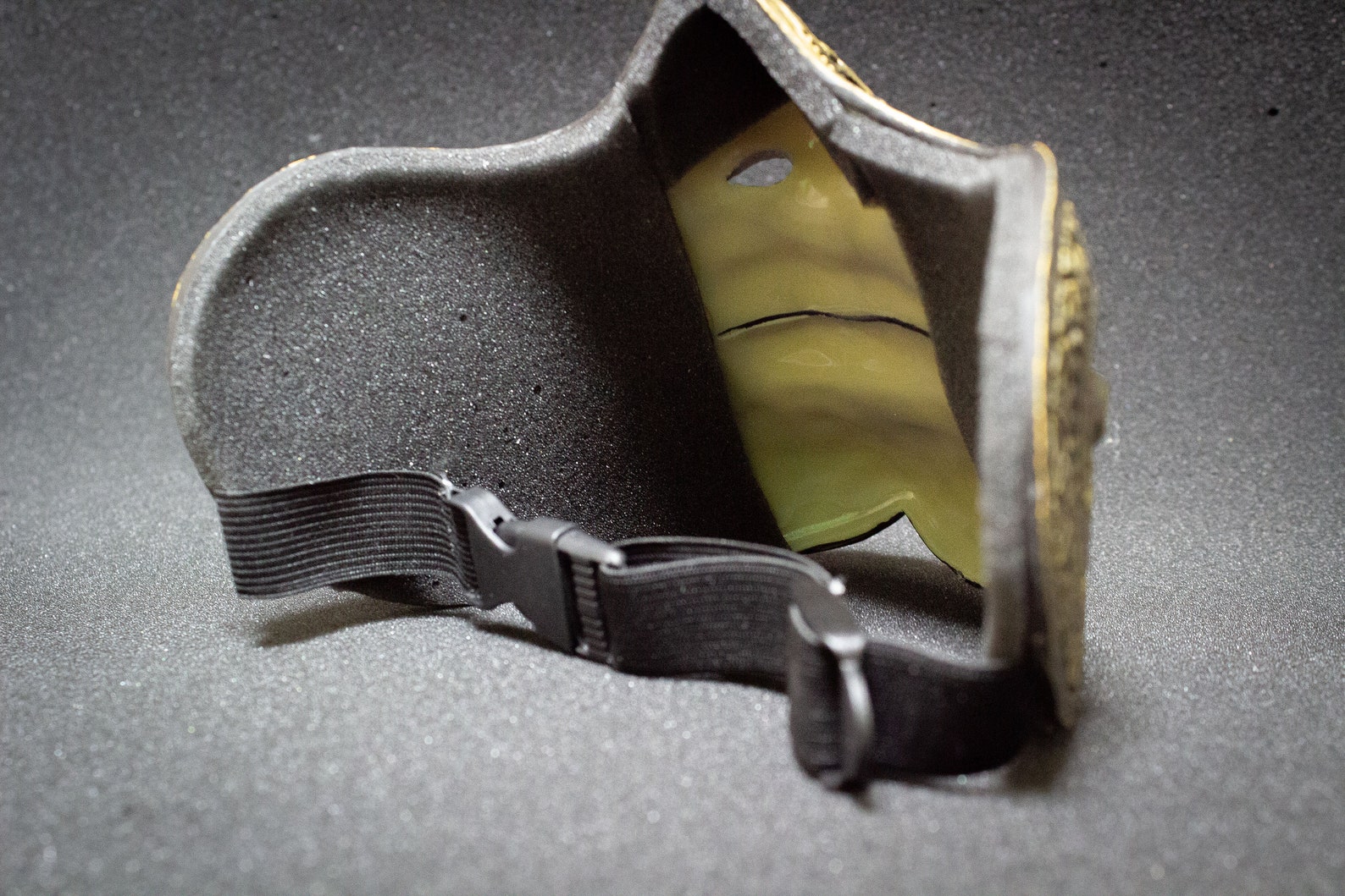 Gold Maori Mask Samurai Mask Face Tattoo Half Face Mask - Etsy