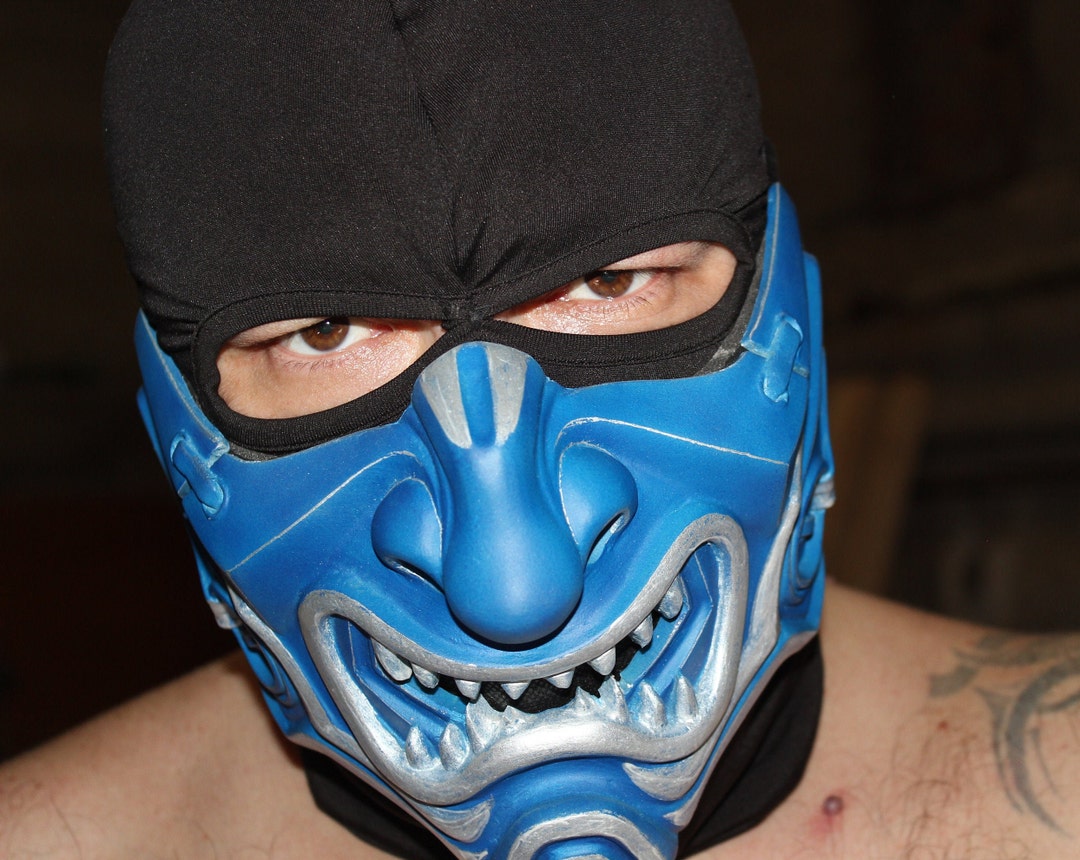 Sub Zero Samurai Mask INJUSTICE 2 MK 11 Samurai Cosplay Mask - Etsy