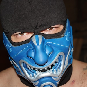 Sub Zero Samurai Mask INJUSTICE 2 MK 11 Samurai Cosplay Mask - Etsy