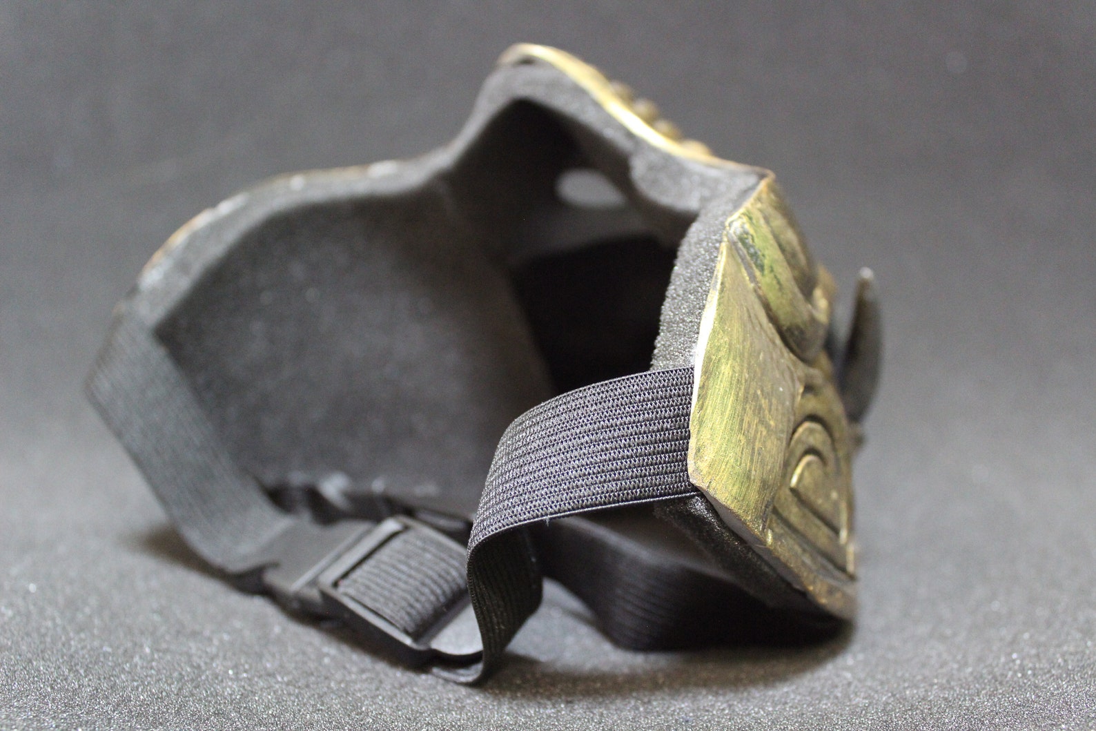 Silver Fang Half Face Gold Demon Assassin Ronin Samurai Mask - Etsy