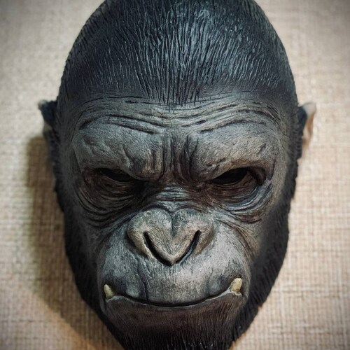 Mask Monkey Caesar Planet of the Apes King Kong Monkey King - Etsy