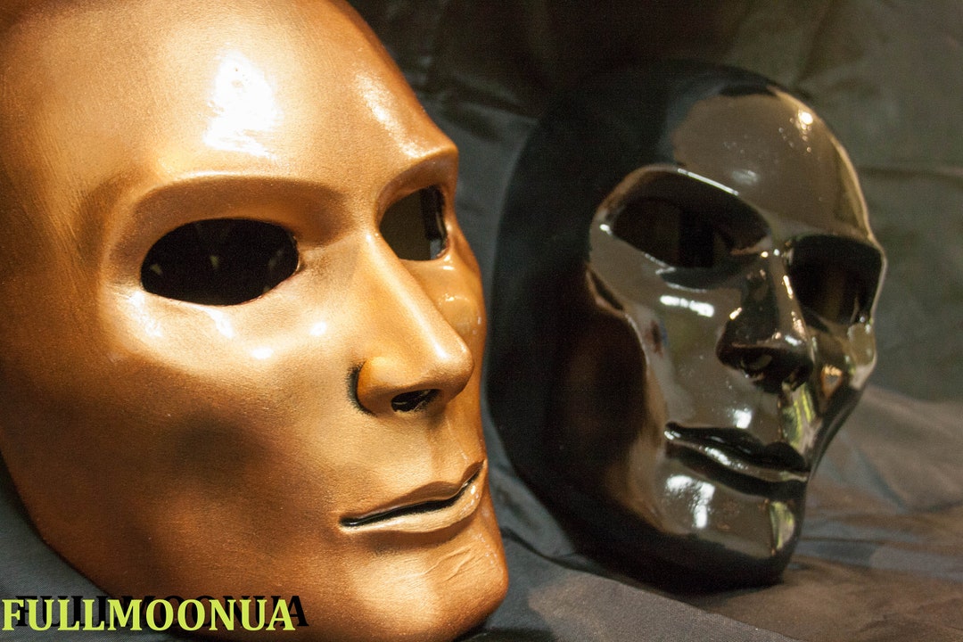 Mask John Doe Mask Bank Robber Cosplay Face Man Face Print Man Face - Etsy