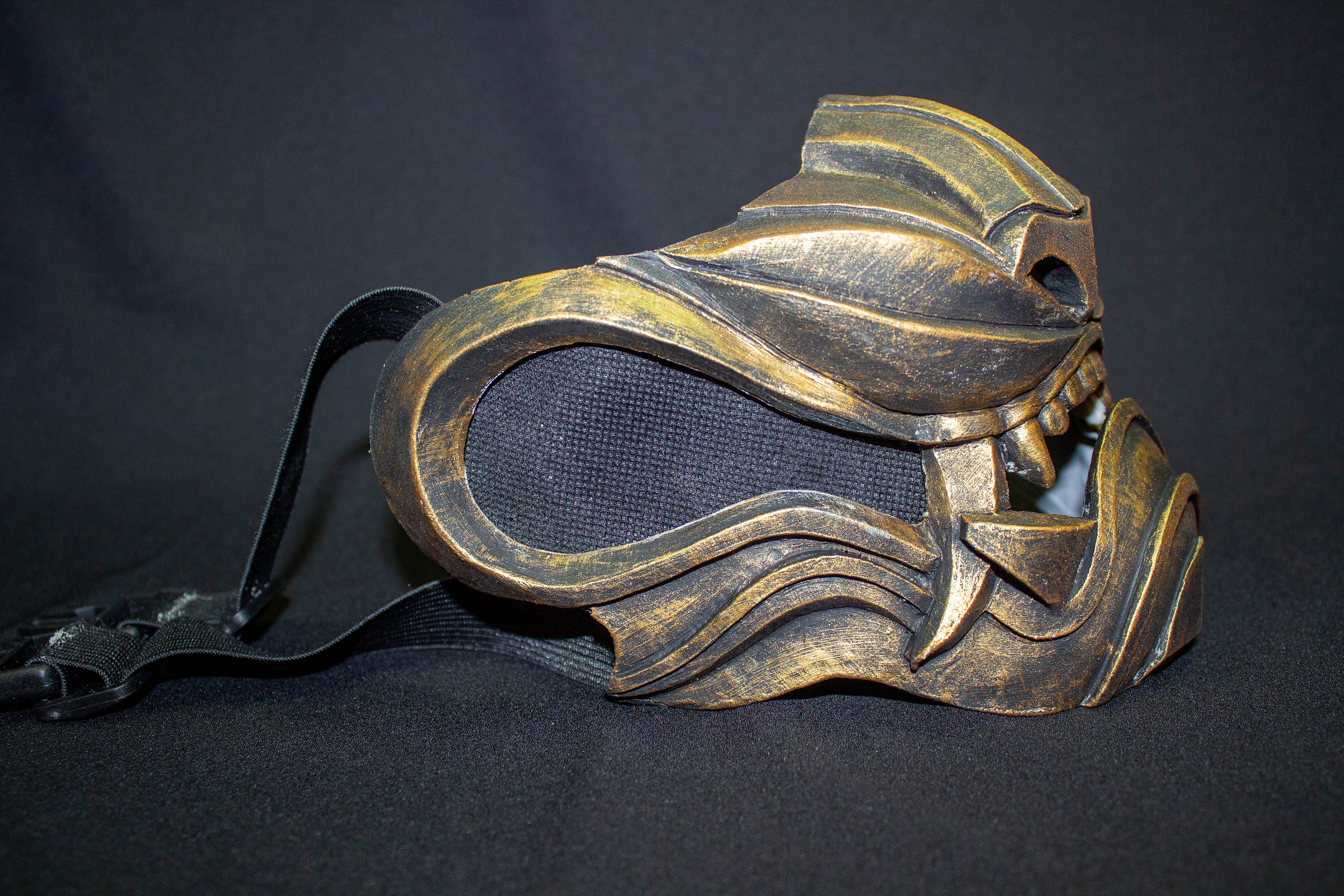 Lion Oni Mask Half Face Samurai Armor - Etsy UK