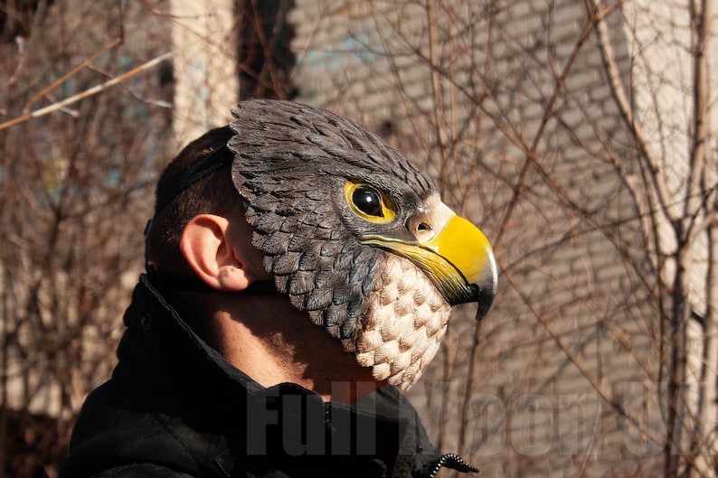 Bird's Mask for Cosplay or Carnival Mask Falcon | Etsy