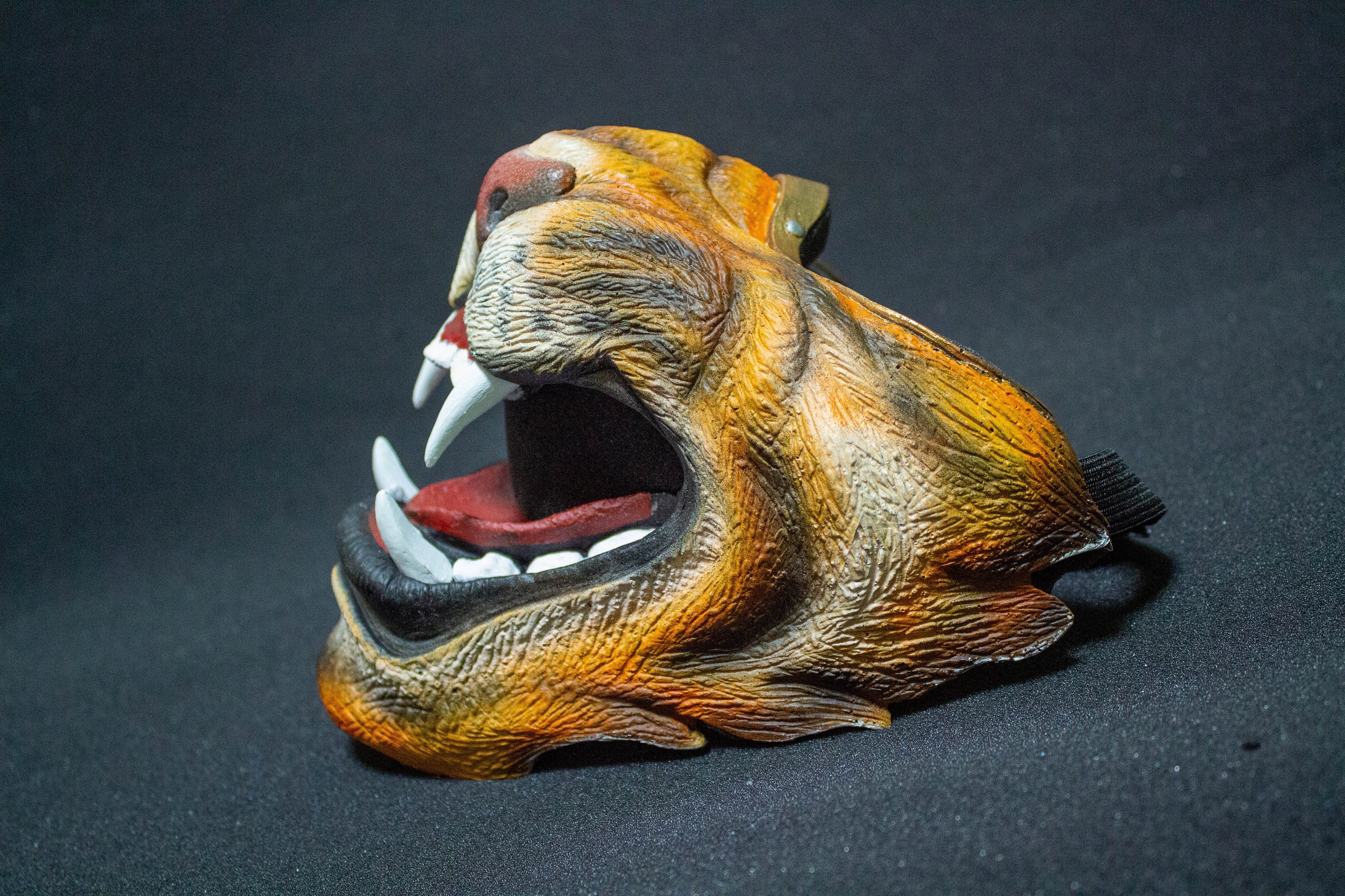 Tiger Mask Samurai Animal Grin King Tekken | Etsy UK