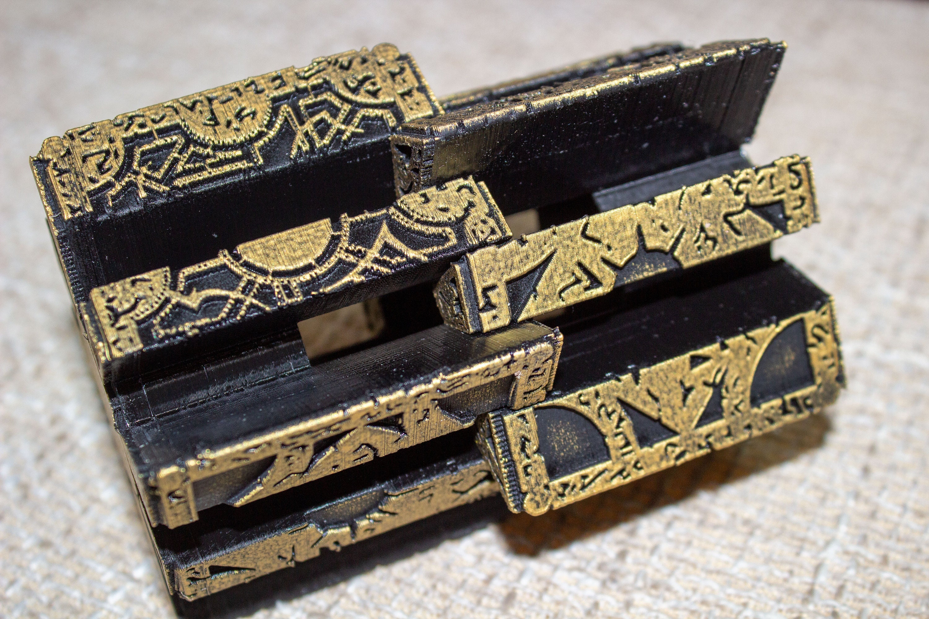 Hellraiser Cube From Hell Puzzle Box Crying Functional Configuration ...