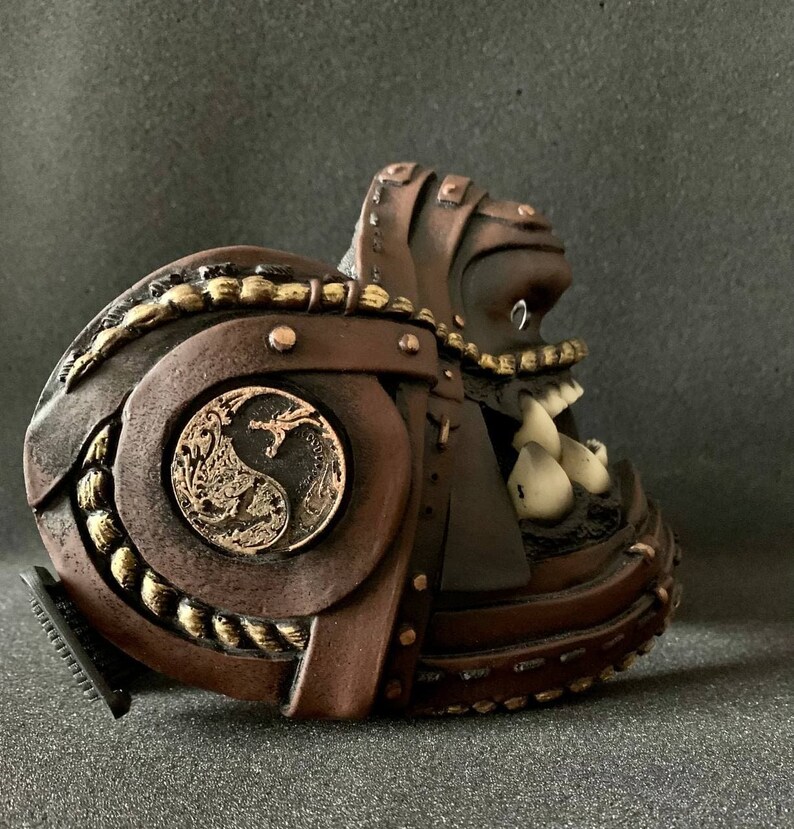 Samurai Mask Leather Armor | Etsy