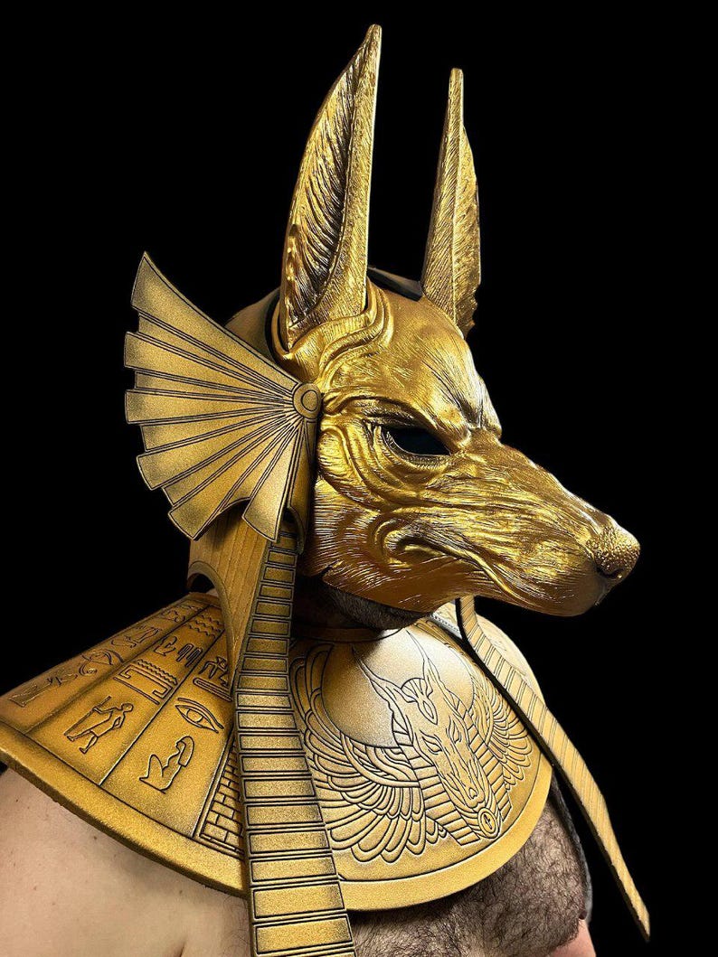 Mask of Anubis Egyptian God for the Costume Cosplay Whith Anubis and ...