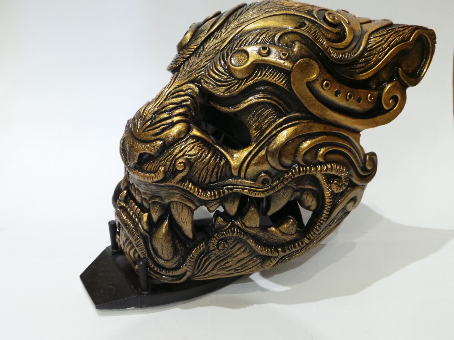 Mask Gold Tiger Samurai Assassin.kabuki Samurai Armor Japanese | Etsy