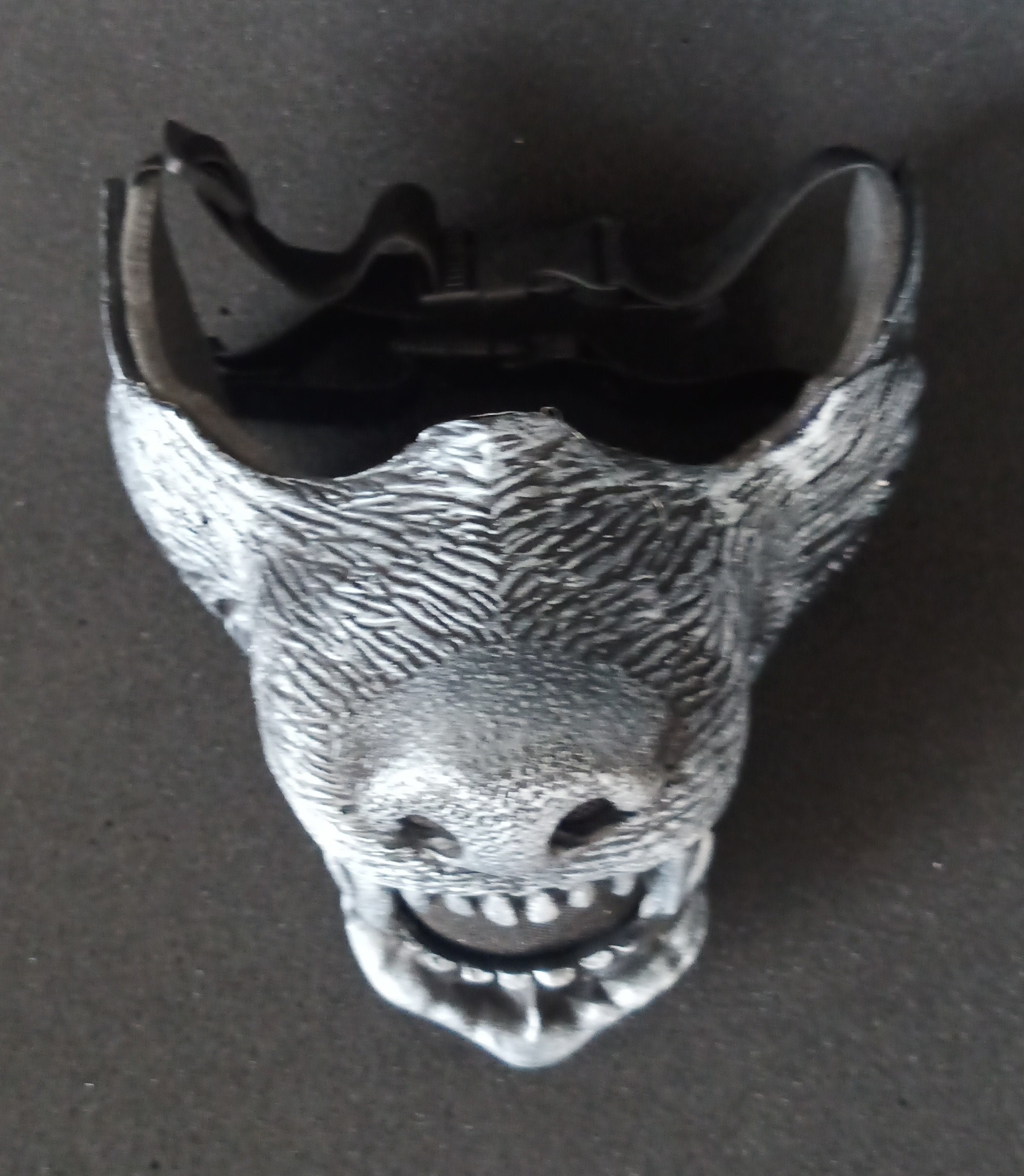 Wolf Mask Mask Silver Angry Bear Dire Wolf - Etsy
