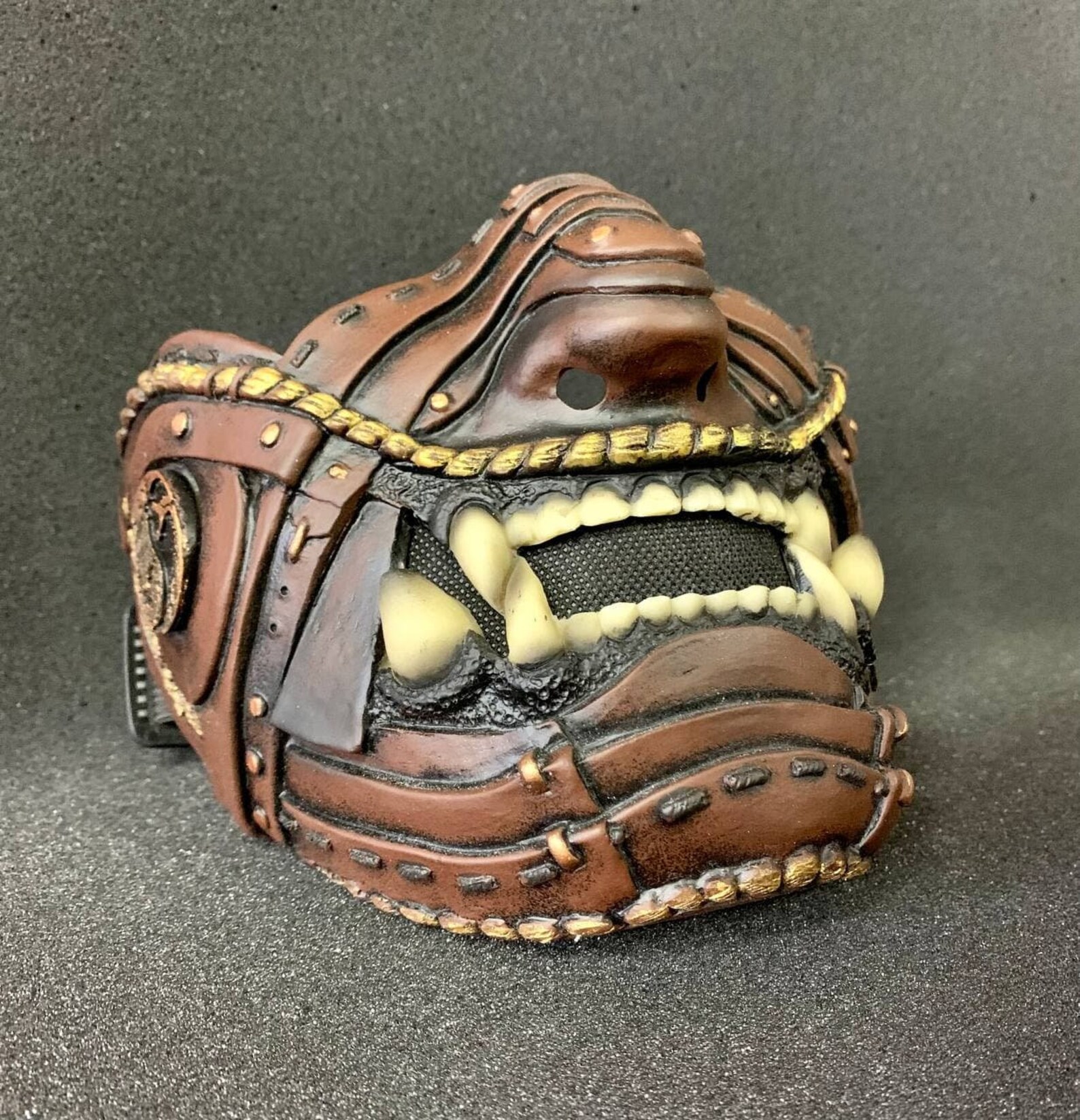 Samurai Mask Leather Armor | Etsy