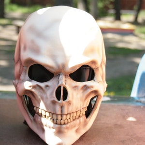 Mask Human Skull Mask Full Face With Realistic and Bone - Etsy