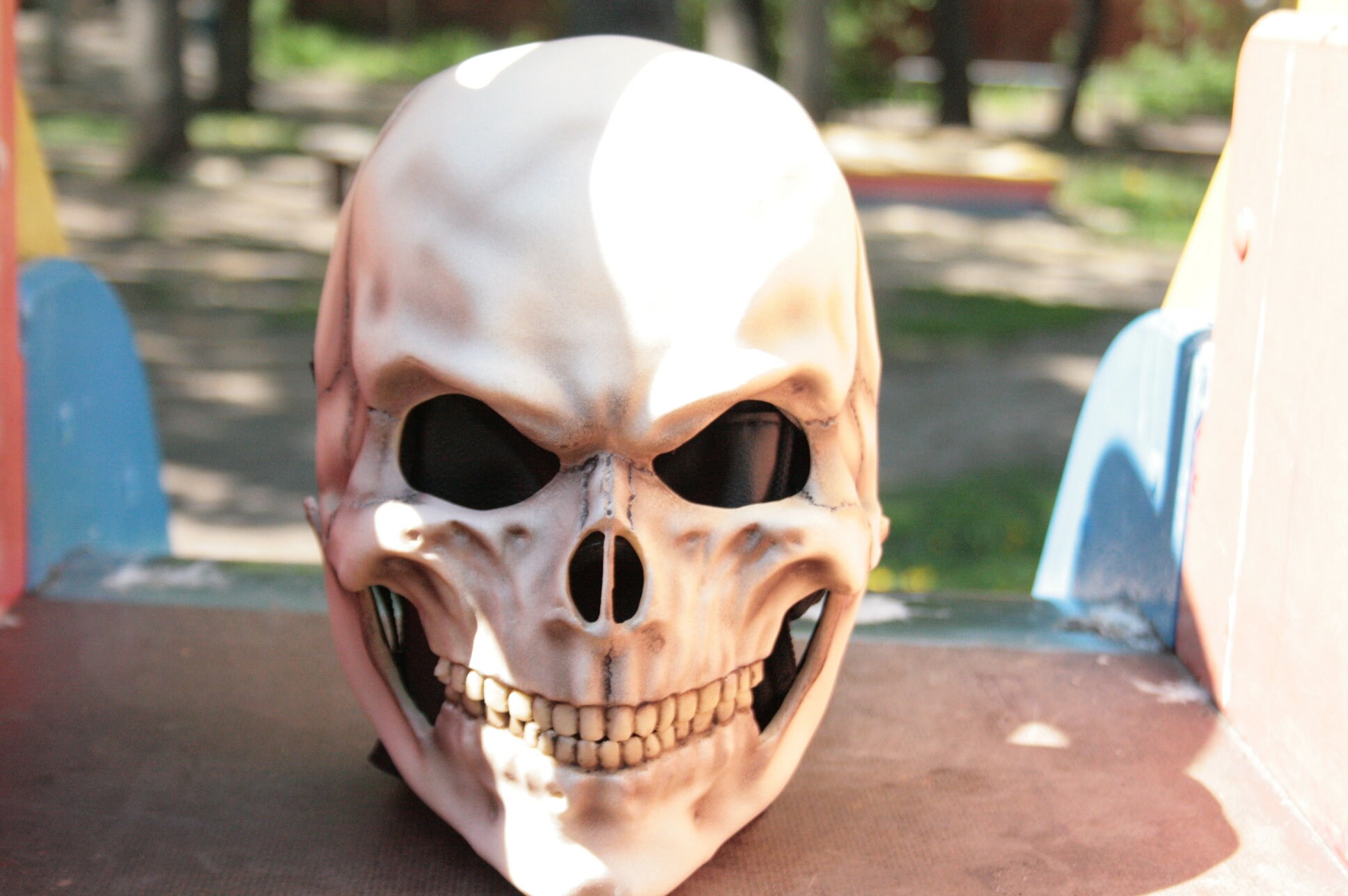 Mask Human Skull Mask Full Face With Realistic and Bone - Etsy
