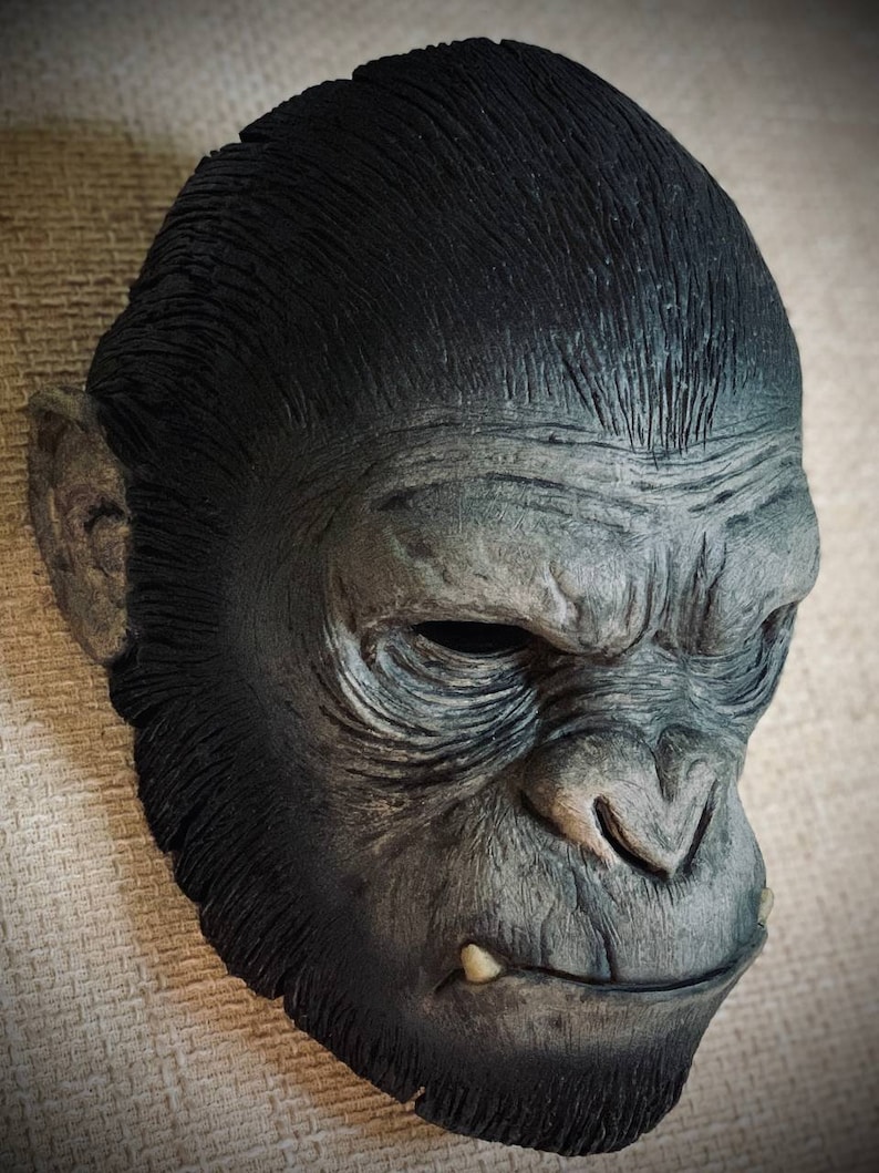 Mask Monkey Caesar Planet of the Apes King Kong Monkey King - Etsy