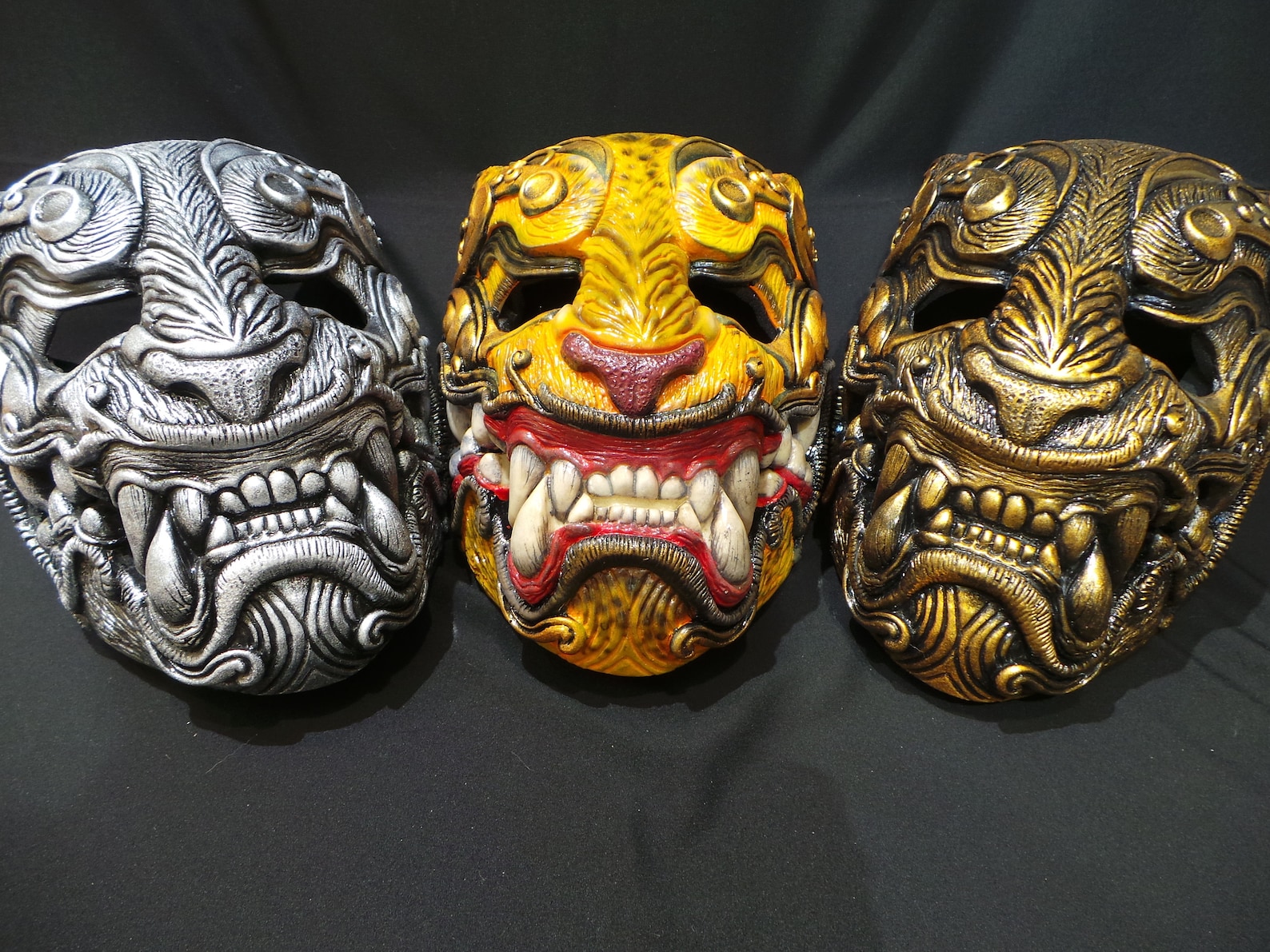 Mask Tiger Mask Assassin Samurai Kabuki Malaysia Samurai Armor - Etsy UK