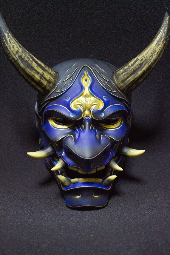 Blue Hannya Mask