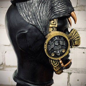 Aztec Warrior Helmet Mask - Etsy