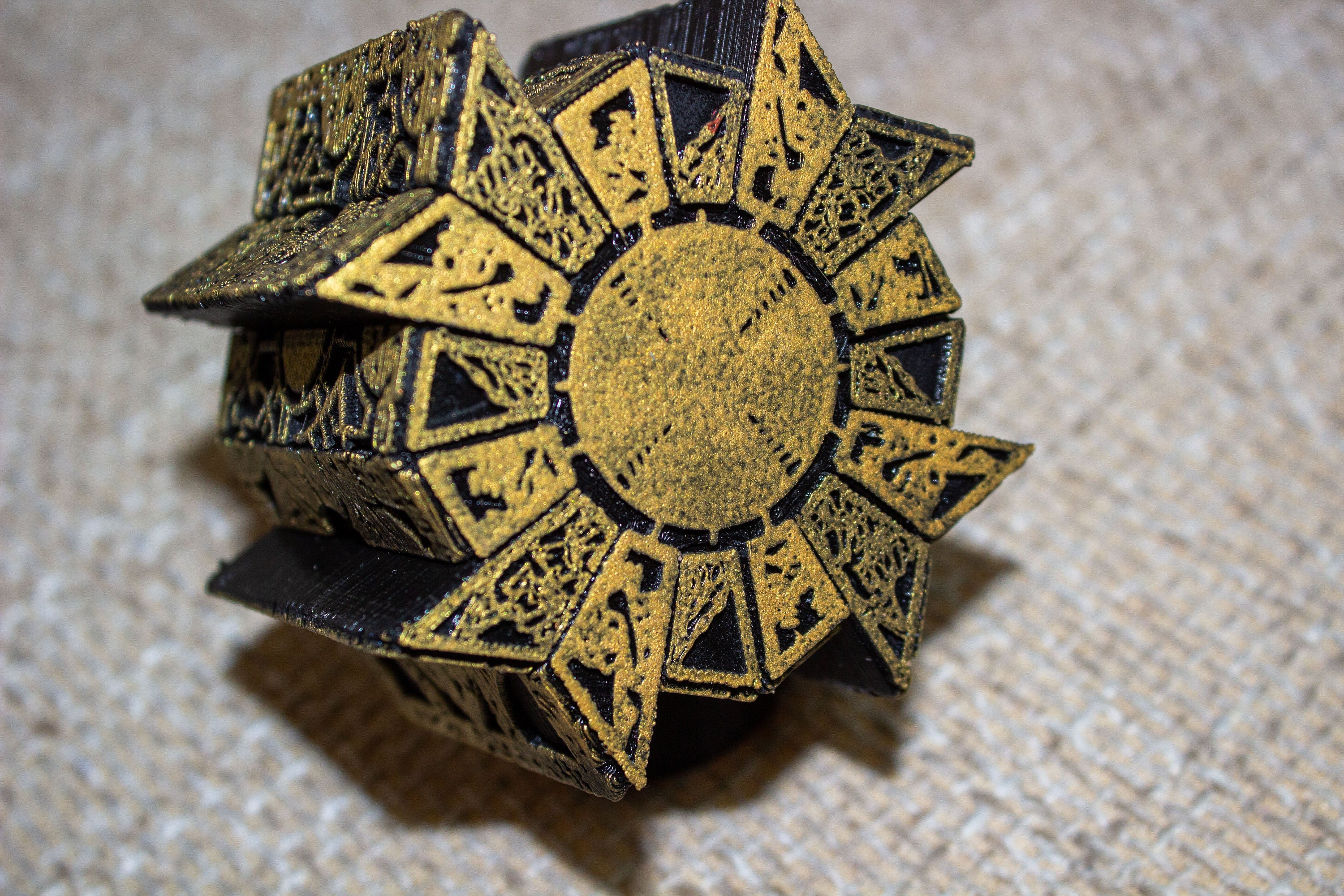 Hellraiser Cube From Hell Puzzle Box Crying Functional Configuration ...