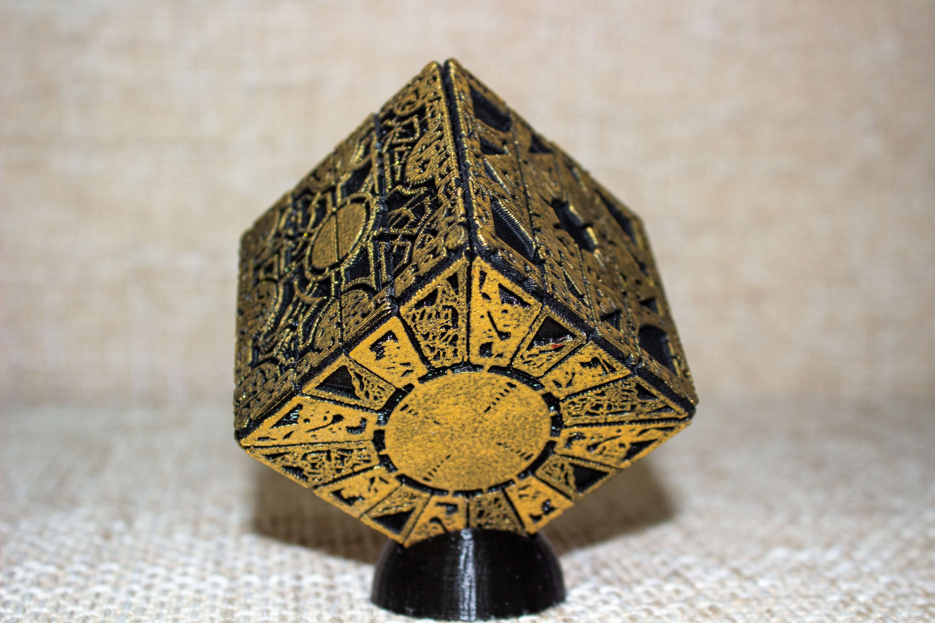 Hellraiser Cube From Hell Puzzle Box Crying Functional Configuration ...