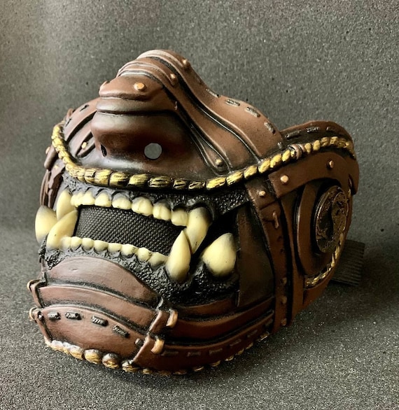 Samurai Mask Leather Armor | Etsy