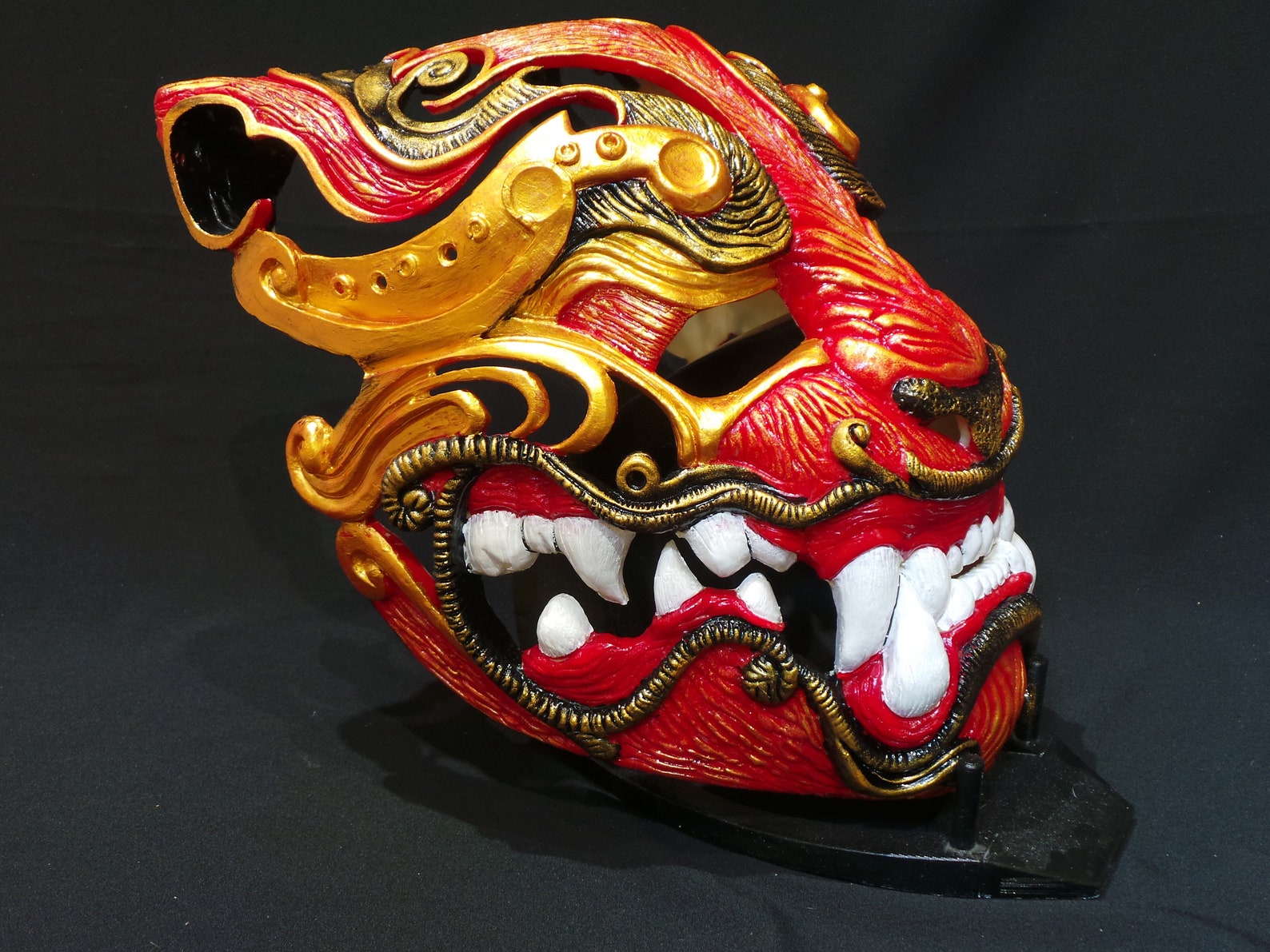 Mask Tiger Mask Assassin Samurai Kabuki Malaysia Samurai Armor - Etsy UK