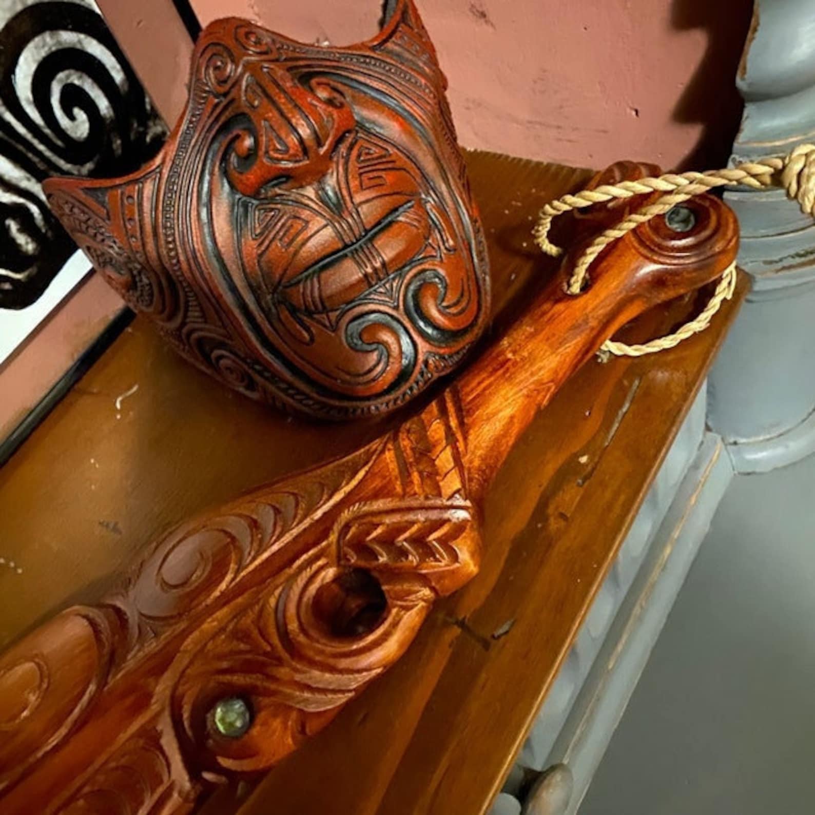 Bloody Baron Maori Mask Samurai Mask Face Tattoo Half Face - Etsy