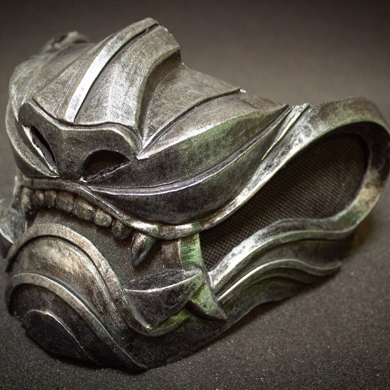 Oni Mask Half Face - Etsy