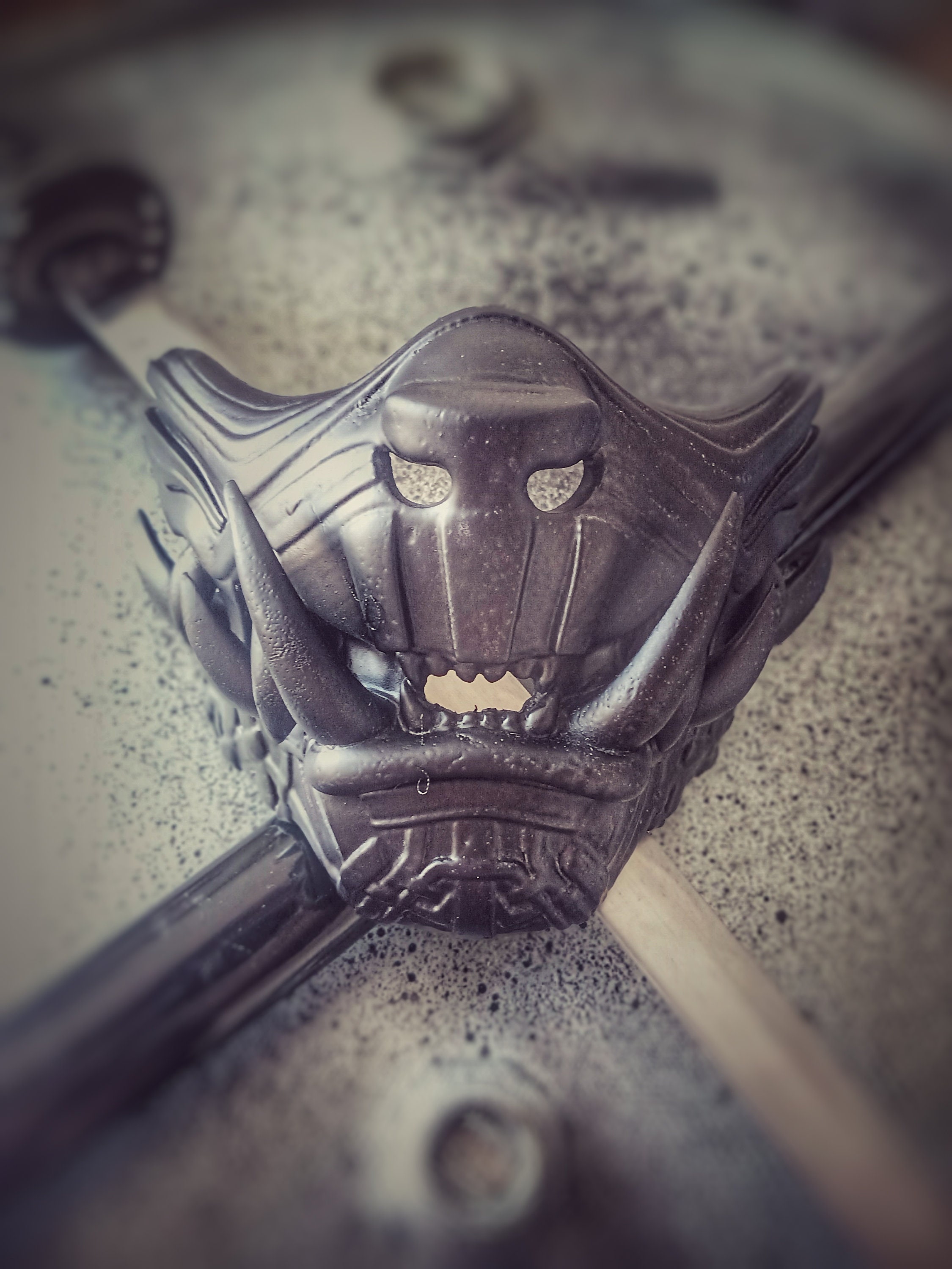 Scorpion Mask BLACK From Mk 11 Scorpion and Lion Hybrid - Etsy