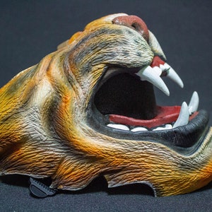 Tiger Mask Samurai Animal Grin King Tekken - Etsy