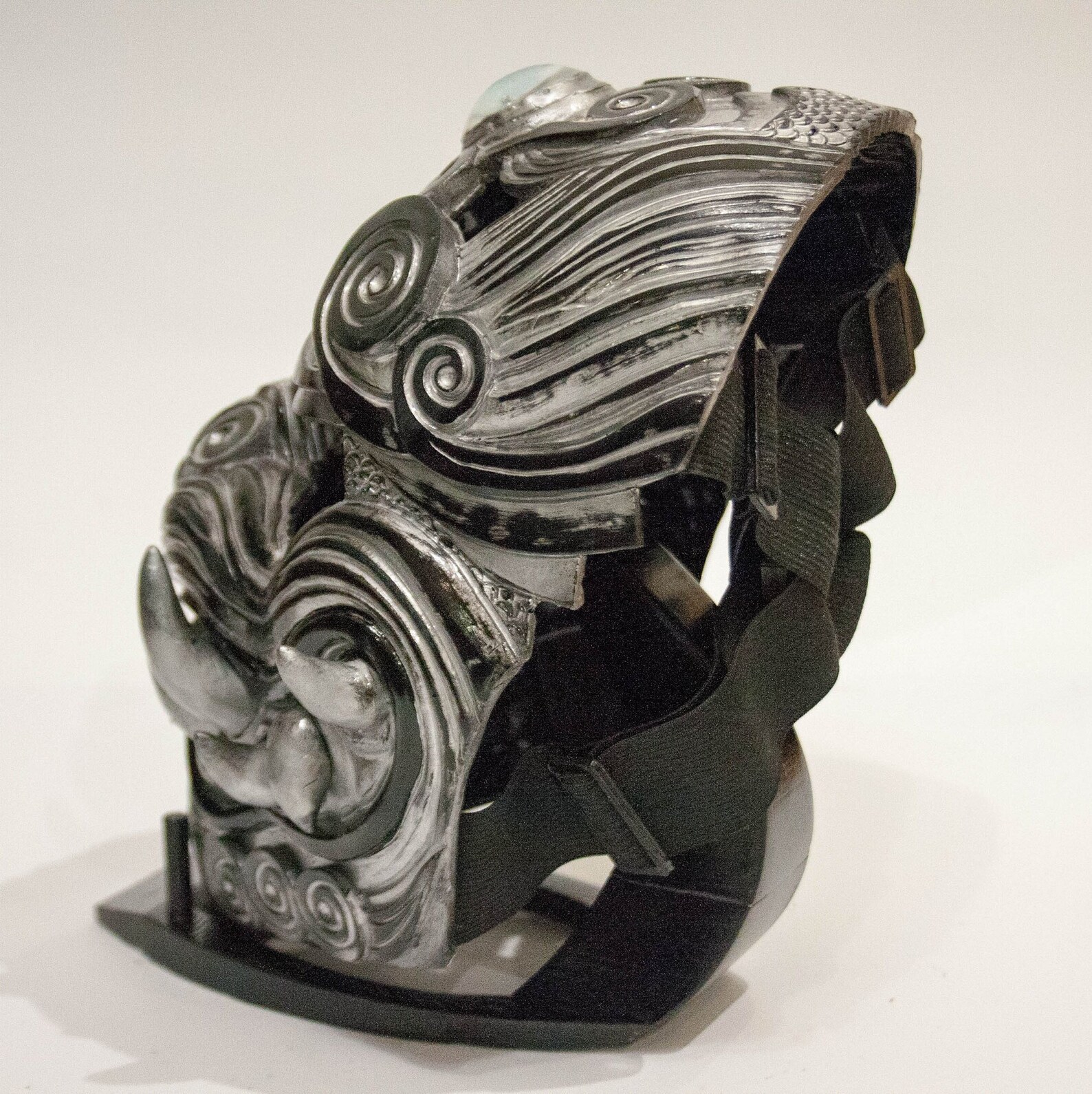 Mask Silver Lion Wind Mask of a Lion Samurai Mask Samurai Armor Cosplay ...