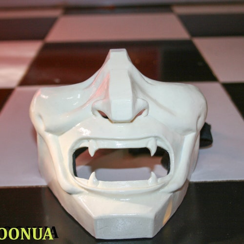 Half Face the Black Assassin Ronin Samurai Mask Cool Baddass - Etsy
