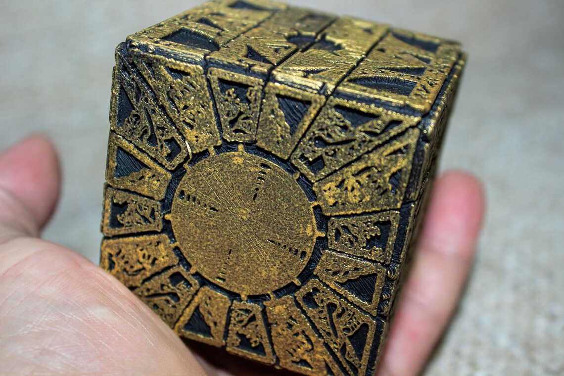 Hellraiser Cube From Hell Puzzle Box Crying Functional | Etsy