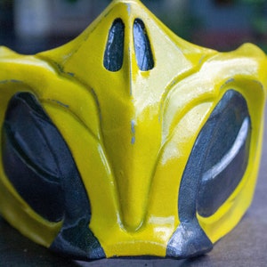 Scorpion Mask From Mortal Kombat 11 Fiery Grandmaster - Etsy