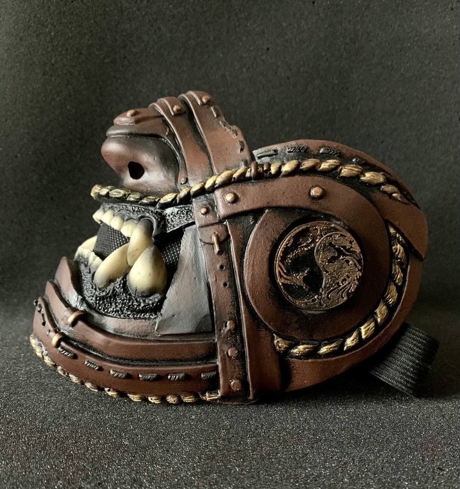 Samurai Mask Leather Armor | Etsy