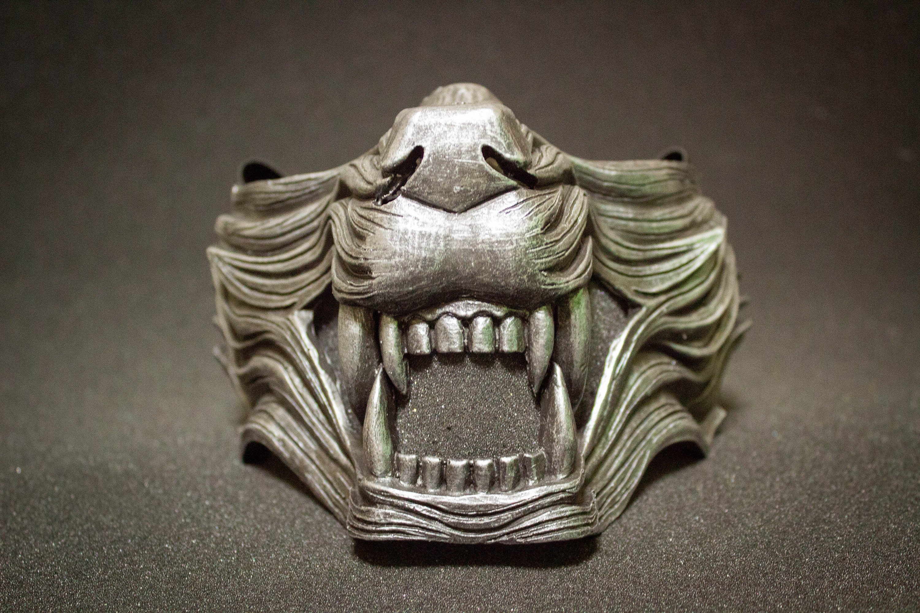 Wolf Mask Wolf Oni Berserk Menpo Mask Samurai Fenrir - Etsy