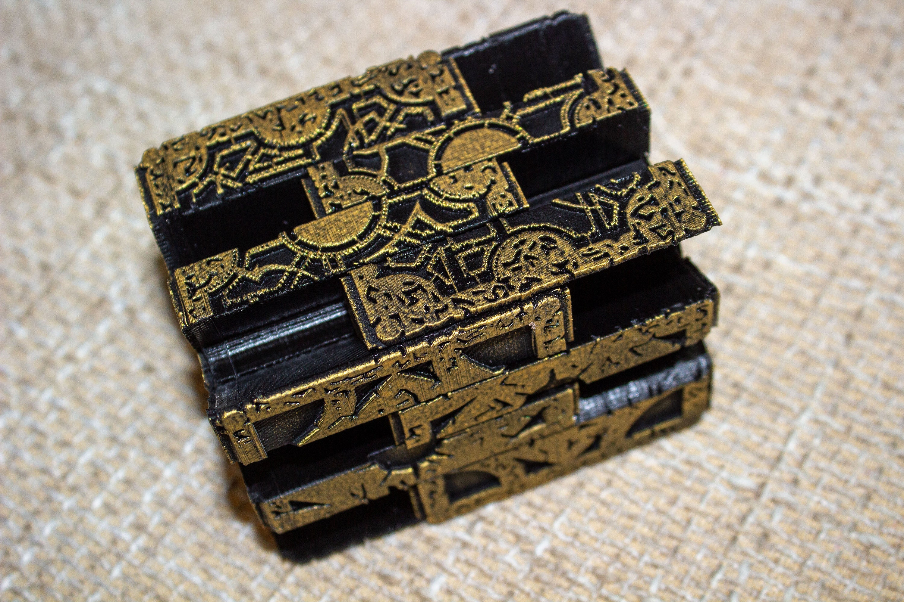 Hellraiser Cube From Hell Puzzle Box Crying Functional Configuration ...