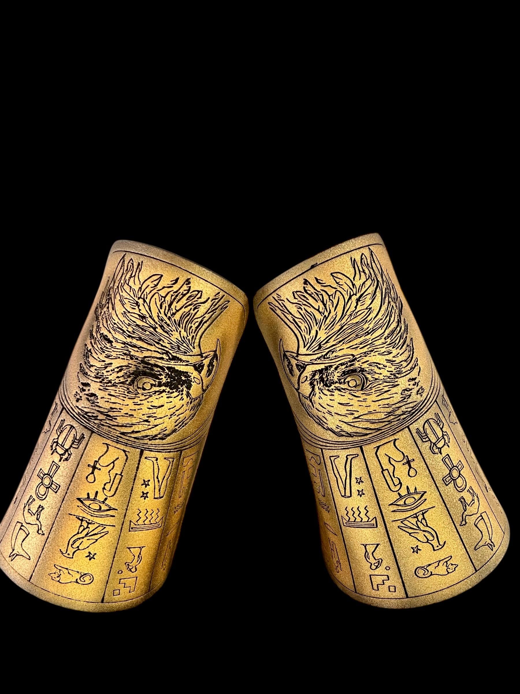 Egyptian God RA Horus Cosplay Costume Set With Falcon and Hieroglyphs ...