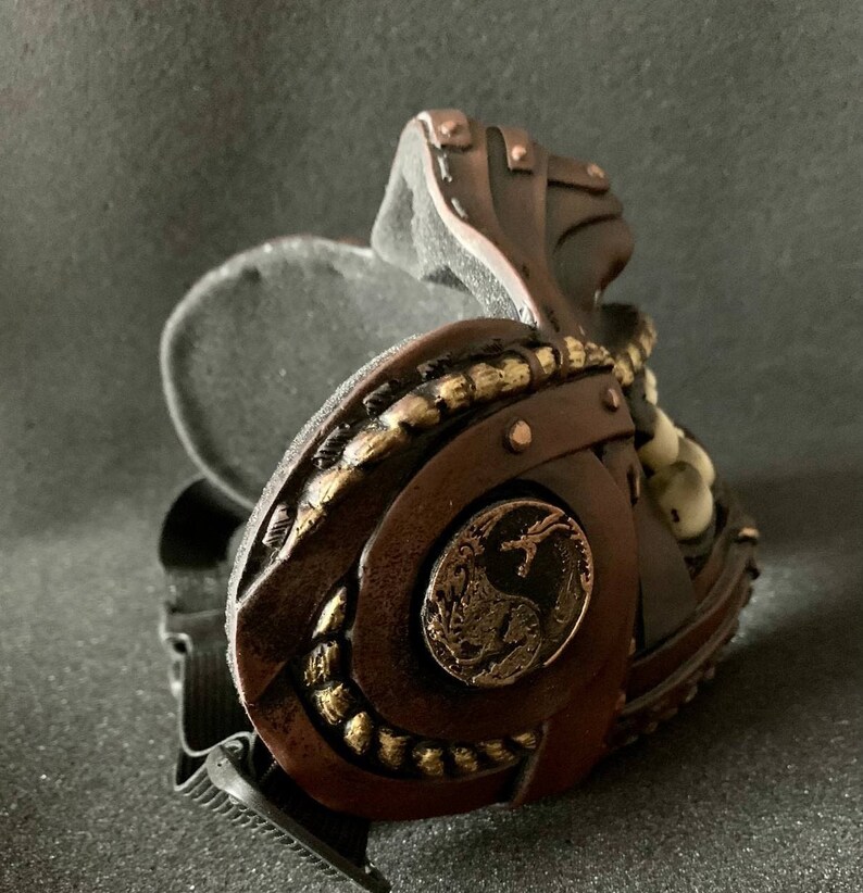 Samurai Mask Leather Armor | Etsy