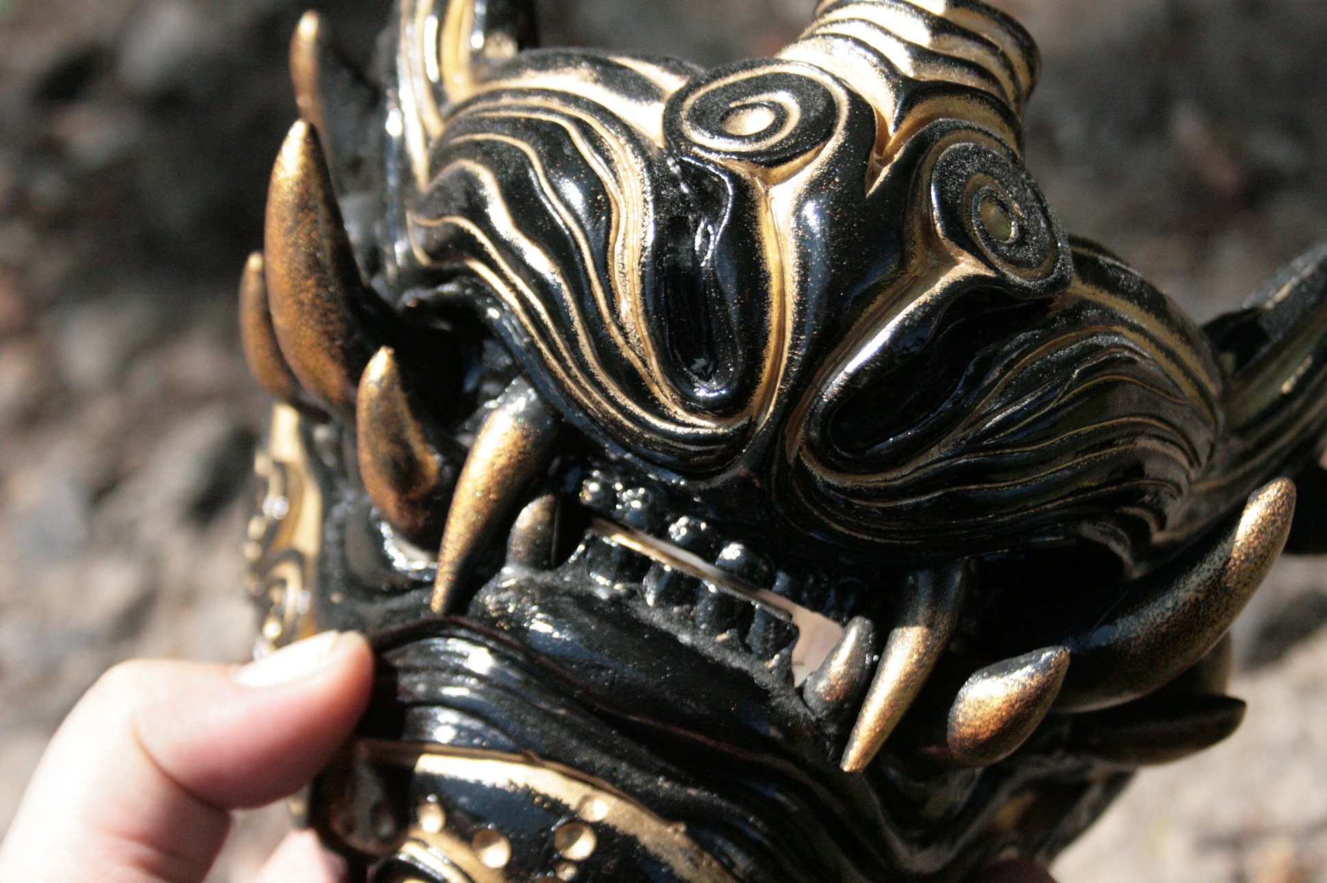 Mask Lion Mask Samurai Mask Samurai Armor Cosplay Kabuki - Etsy Canada