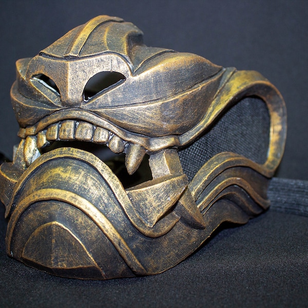 Oni Mask Half Face - Etsy