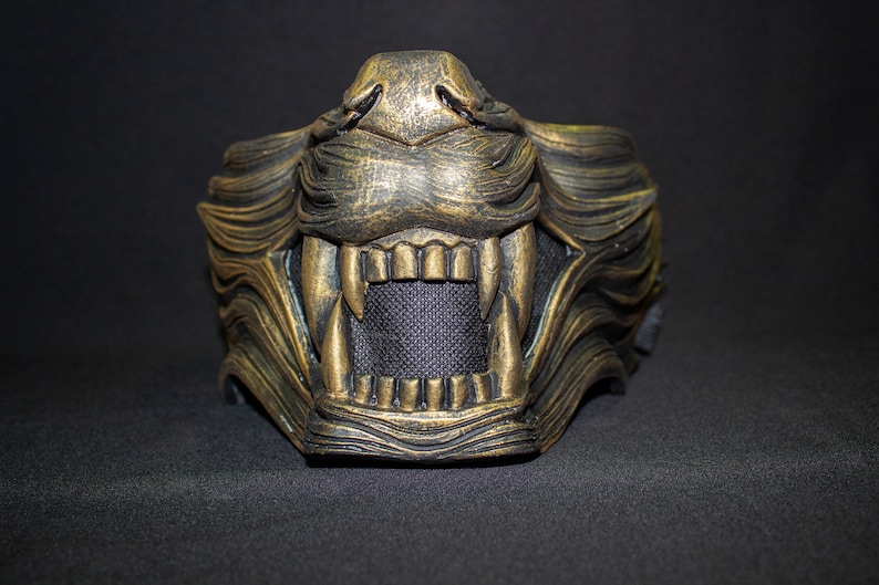 Wolf Mask Wolf Oni Berserk Menpo Mask Samurai Fenrir - Etsy