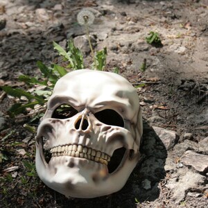 Mask Human Skull Mask Full Face With Realistic and Bone - Etsy