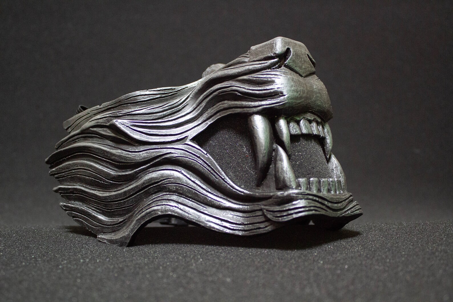 Wolf Mask Wolf Oni Berserk Menpo Mask Samurai Fenrir | Etsy