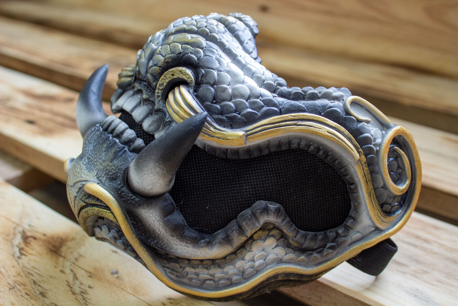 Mask Dragon Ghost Killer Samurai Mask - Etsy