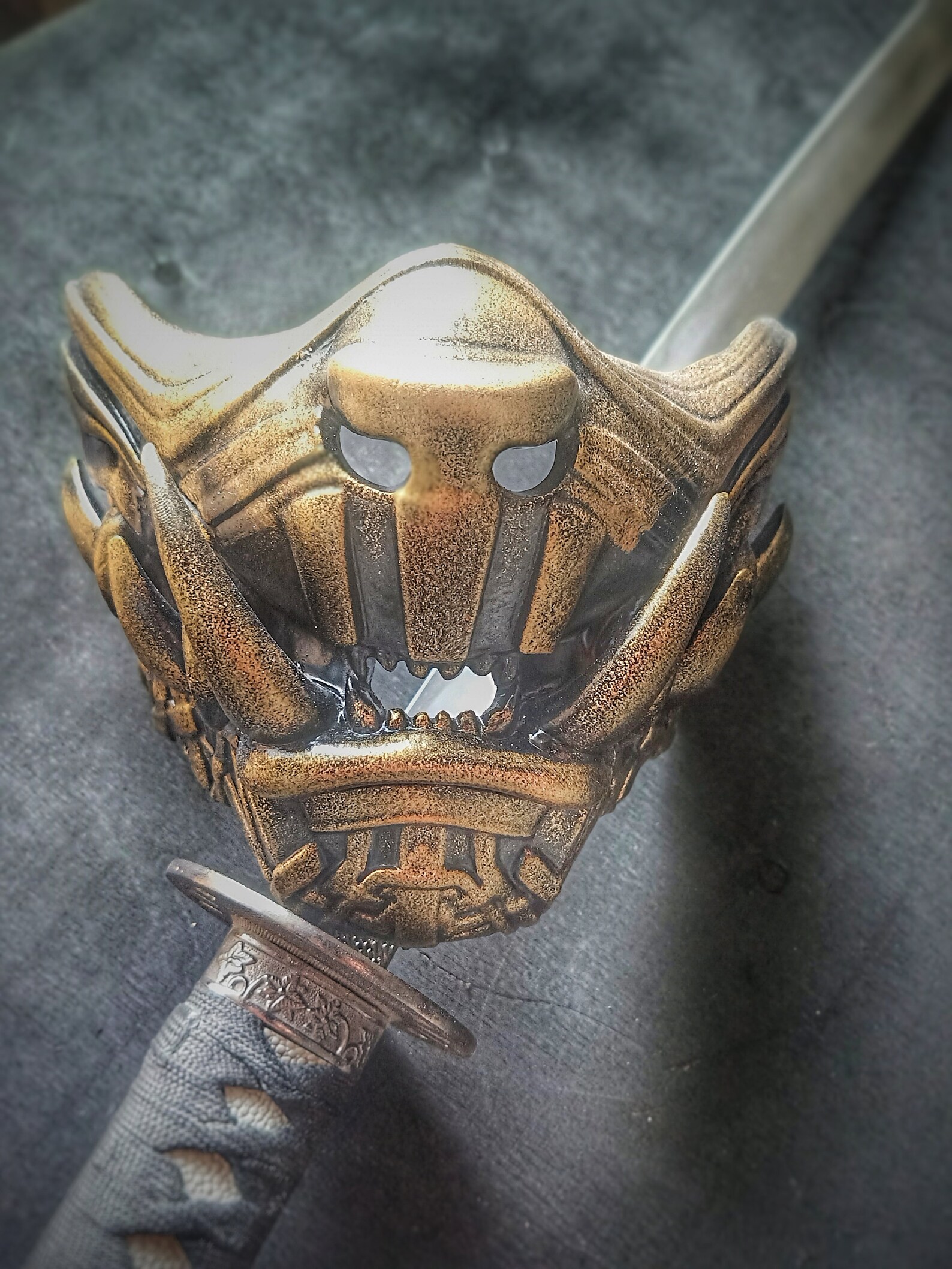 Scorpion Mask GOLD From Mk 11 Scorpion and Lion Hybrid - Etsy