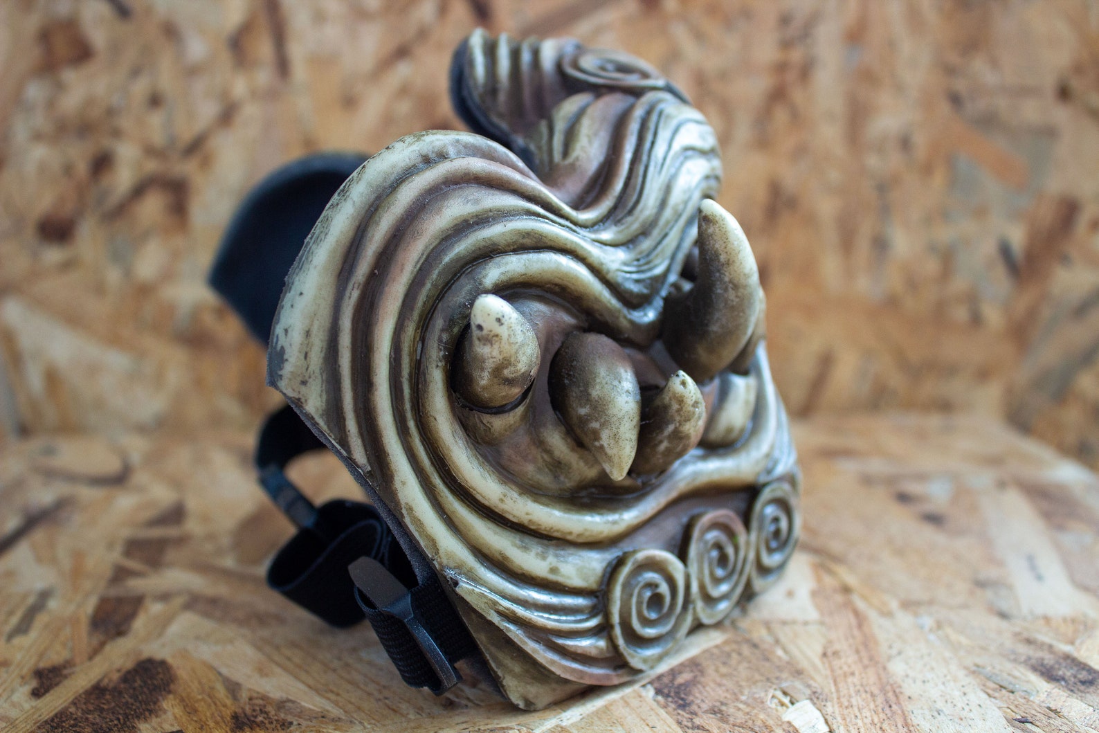 Bone Mask Lion Mask Samurai Mask Samurai Armor Cosplay Kabuki - Etsy